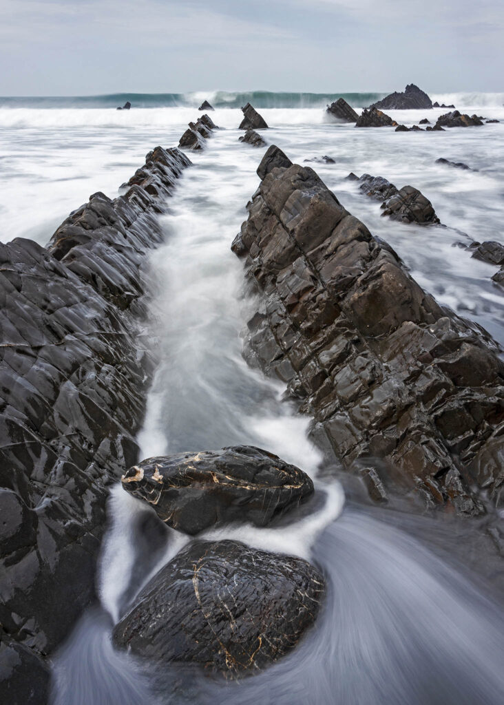 Welcombe mouth in North Devon - fine art prints for sale.